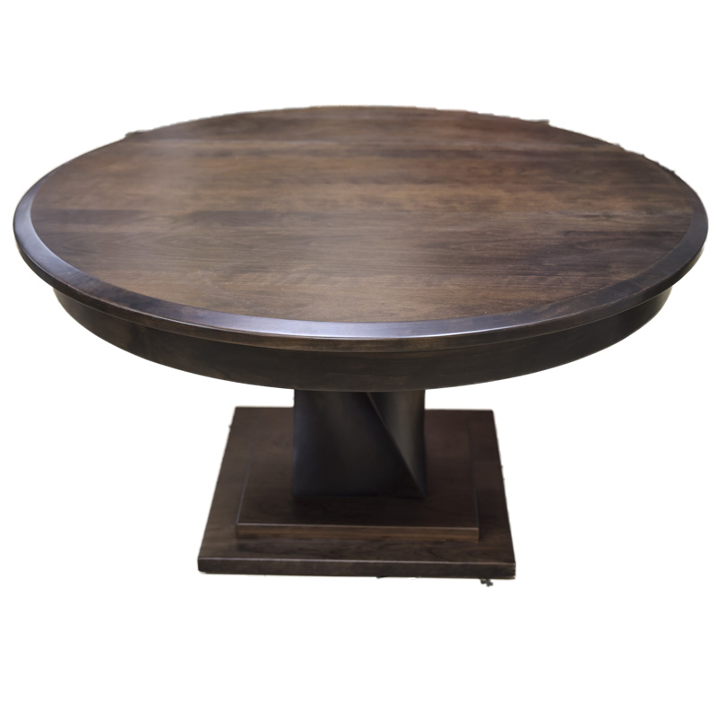 CLEARANCE - Leonard Pedestal Coffee Table | Amish Furniture by ...
